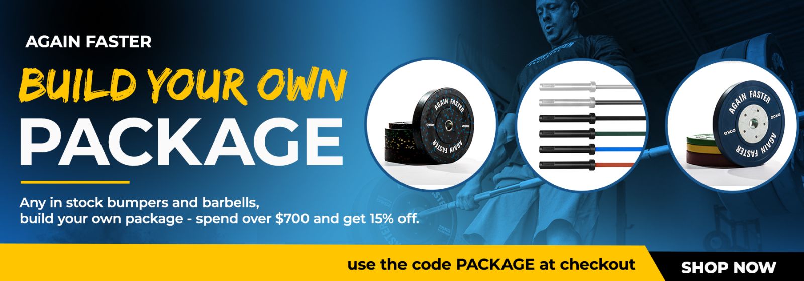 Build Your Own Package - Get 15% OFF!